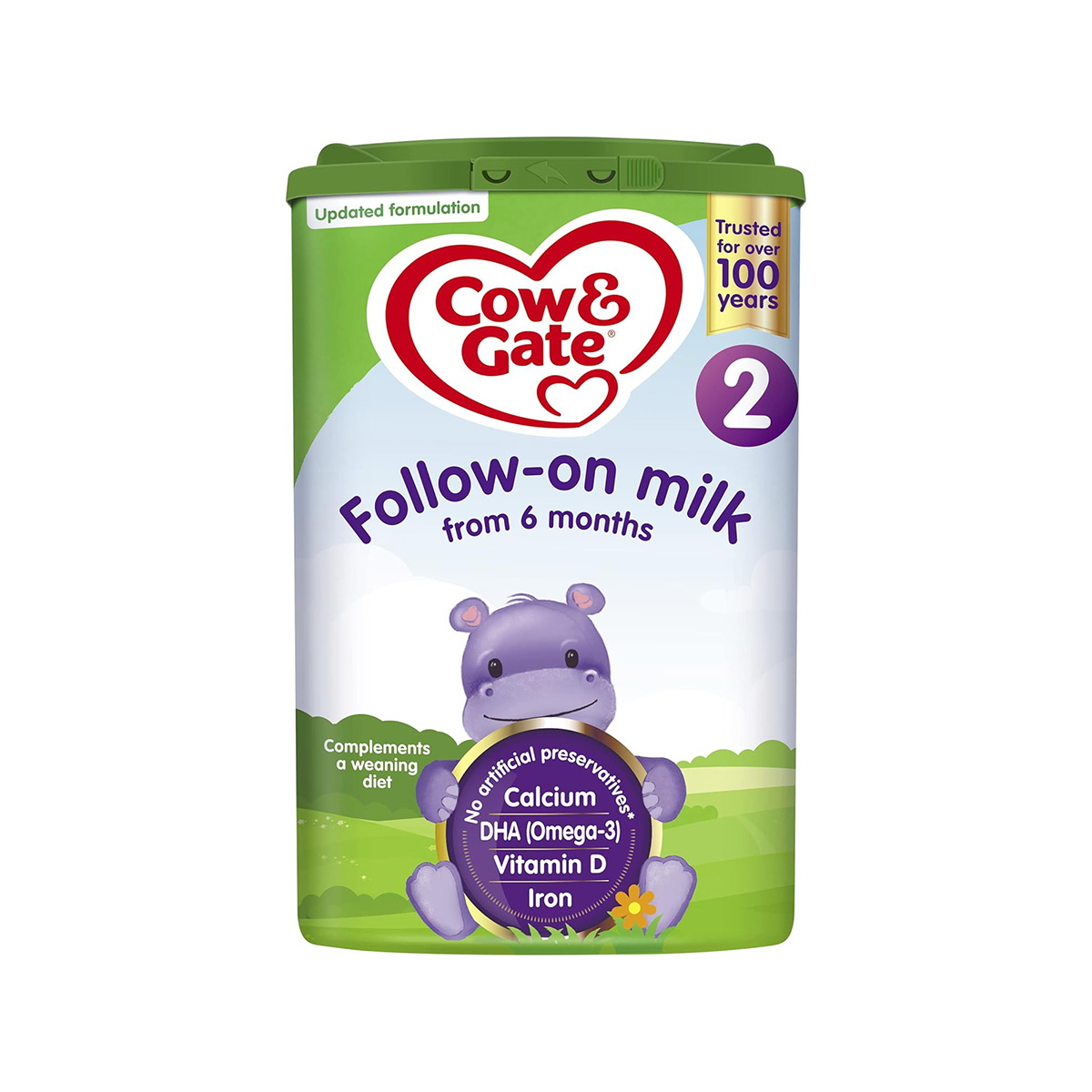 Cow & Gate 2 Follow On baby Milk Powder Formula (6-12 Months) 800g ...